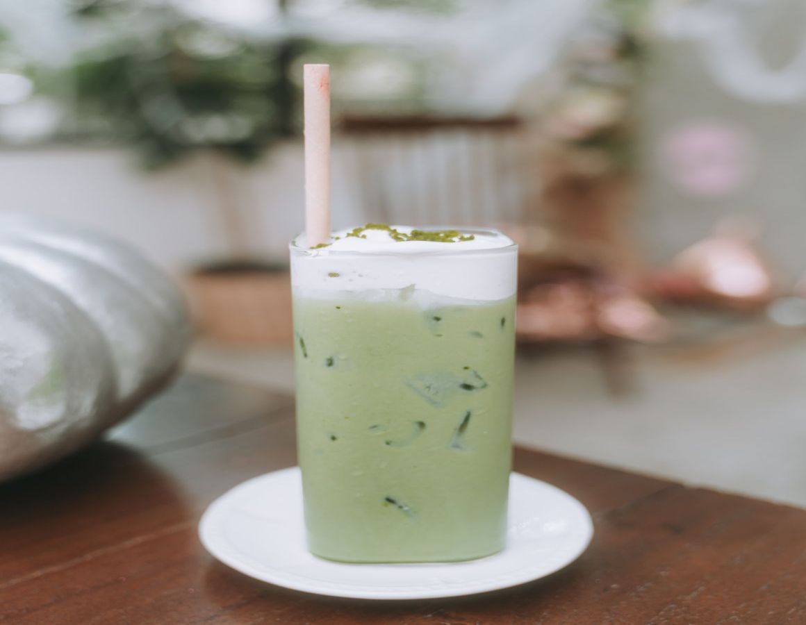 Matcha latte tea czyli zielona herbata z mlekiem - Kawa czy Herbata